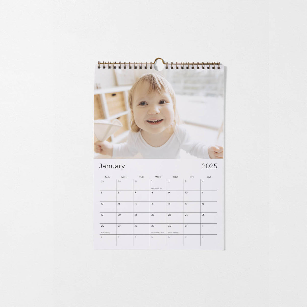 Customisable Wall Calendar | Personalised Photo Calendars by Popic