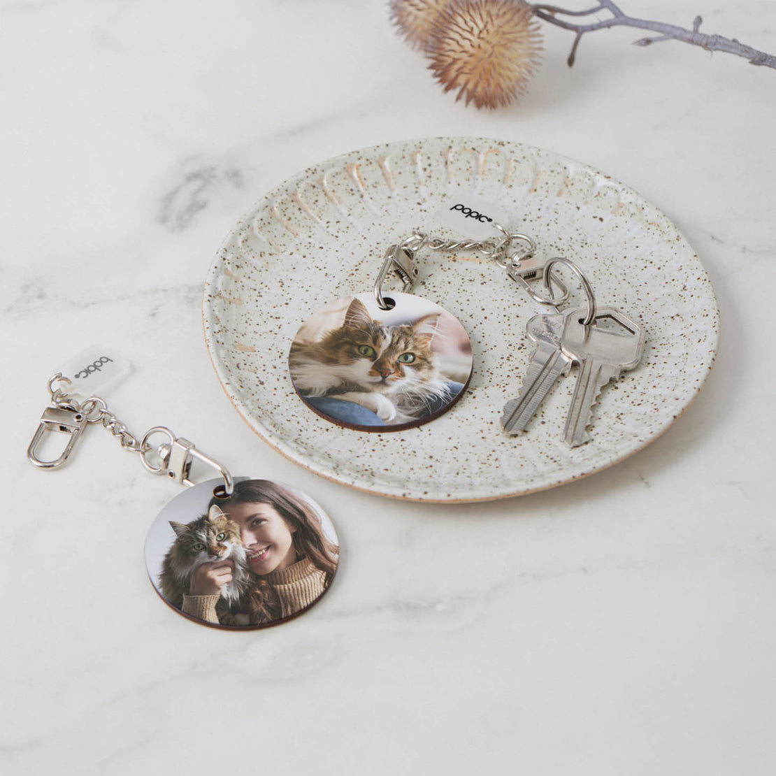 Custom Photo Keyrings | Personalised Photo Keychains – Popic