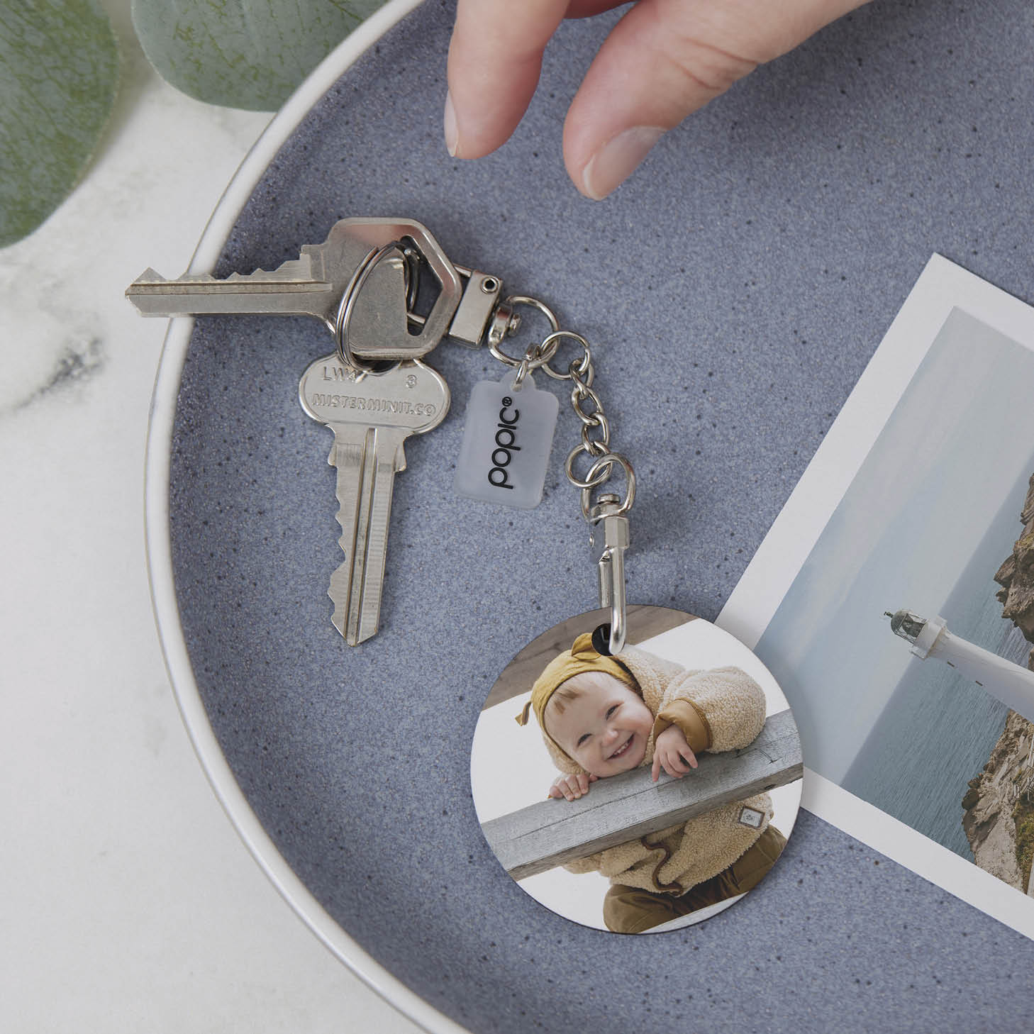 Custom Photo Keyrings | Personalised Photo Keychains – Popic